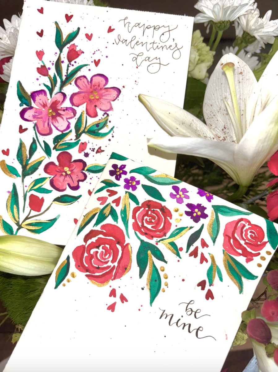 Valentines Day Cards and Calligraphy Workshop